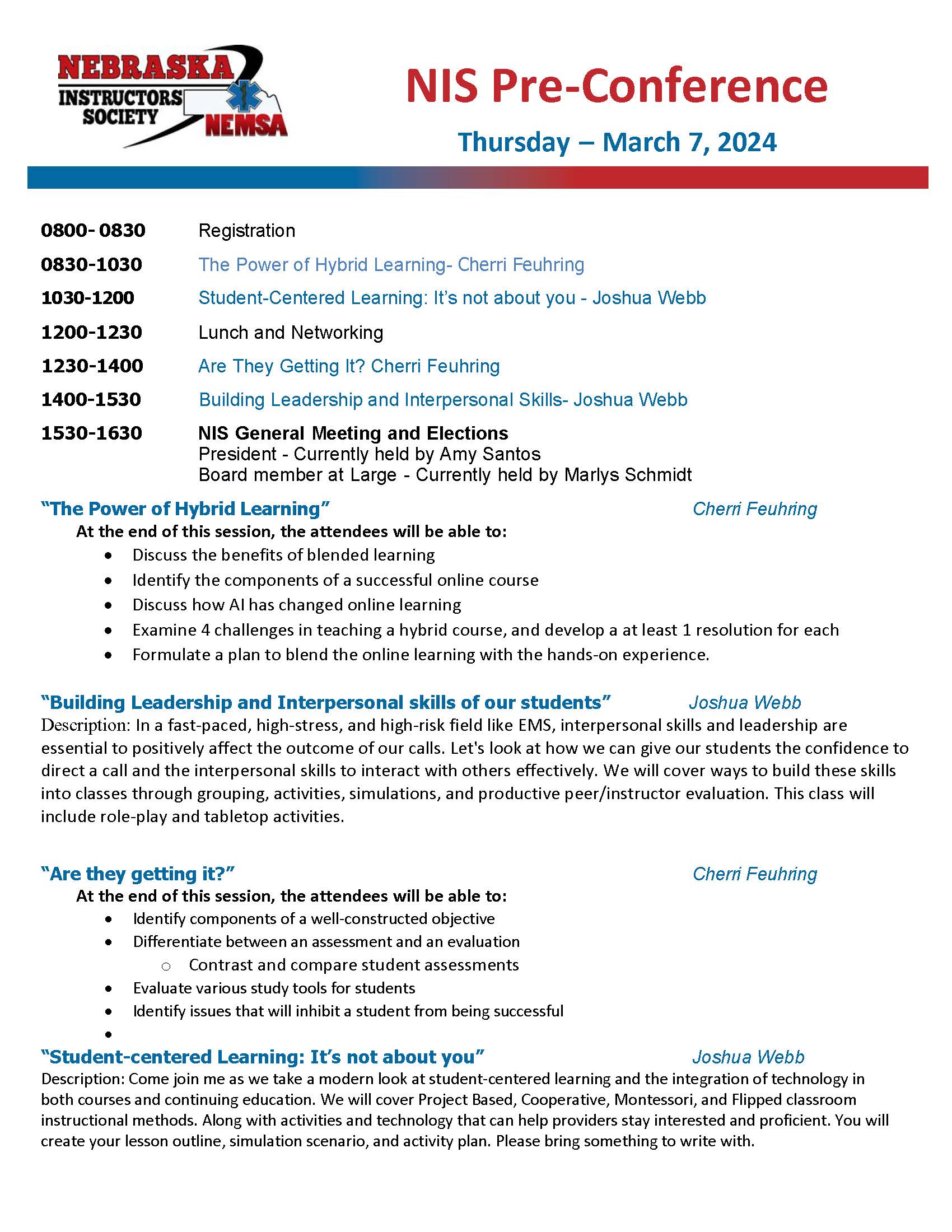 Online Registration | NEMSA